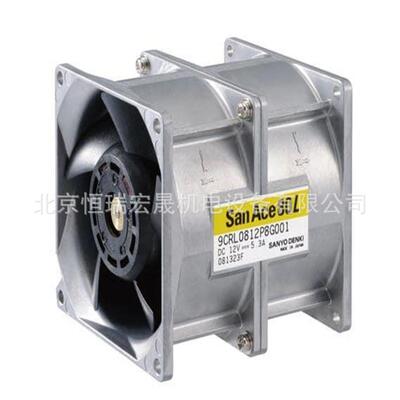 9CRL0612P0G001 Sanyo山洋 12V 70.6CFM 16500转 60*60*76mm