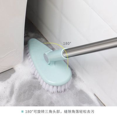 地板刷子浴室刷瓷砖清洁刷浴缸塑料硬毛卫生间厨房长柄