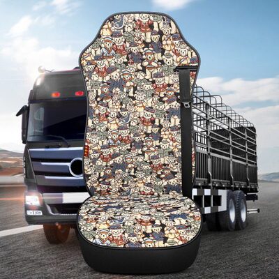 10500座套M50M四季通用货车0岩杰狮金刚汽坐垫全包红0上0C10C专用