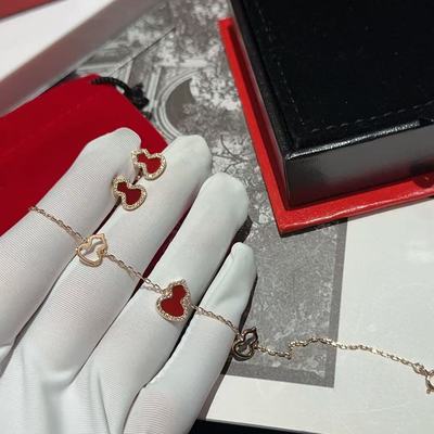 高版本轻奢2025新款福禄手链女本命年红玉髓自贝母小众高级感手饰