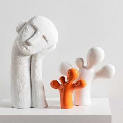 现代简约沉思者人物头像雕塑摆件客厅电视柜酒柜书房抽象艺术装饰