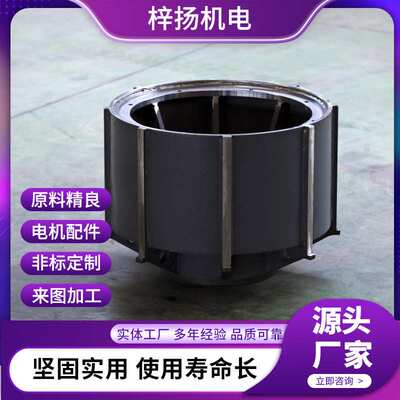 电机转子支架高速 AF53B 玻璃金属打磨主轴 抛光铣槽高速转子支架