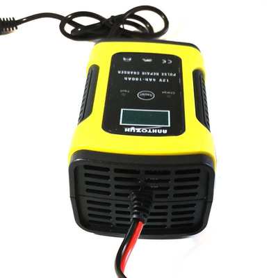 12V 6A Motorcycle Car Pulse Repair Charger with LCD Display