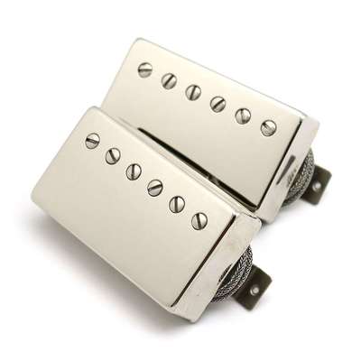 Alnico2 电吉他拾音器 Humbucker双联拾音器 LP线圈拾音器 镍色