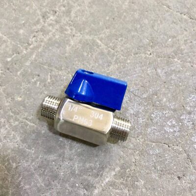 PT1/4 外丝球阀 快开型 外螺纹两分 也称PT1/4 ZG1/4 55度x19牙