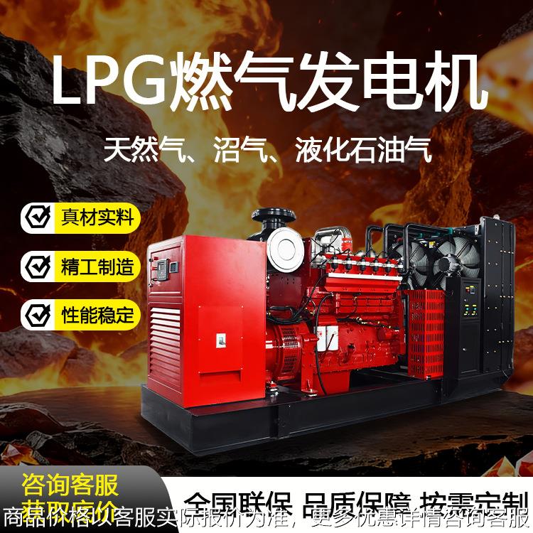 LPG液化石油气NG管道天然气双燃料燃气发电机组工地养殖场大功率