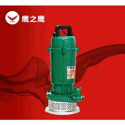 鹰之鹰清水泵潜水泵25管径单相铜线铝壳抽水机750W一个