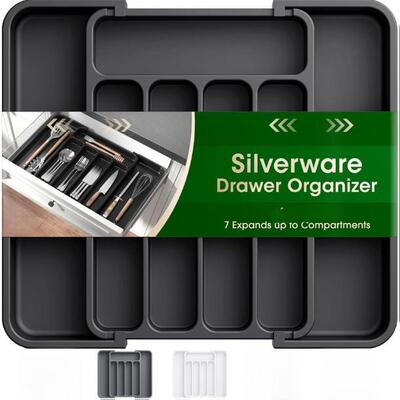 New Deal Silverware Organizer Expandable Kitchen Drawer