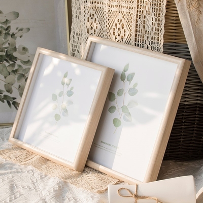 正方形立体相框挂墙6寸781012摆台15cm17乘20times25x30厘米画