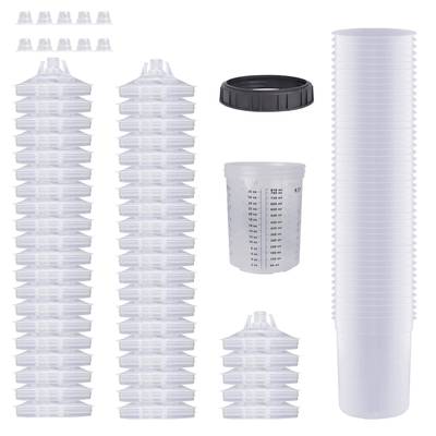热销气动喷漆枪免洗壶一次性漆壶160/400/600/810ml喷枪通用