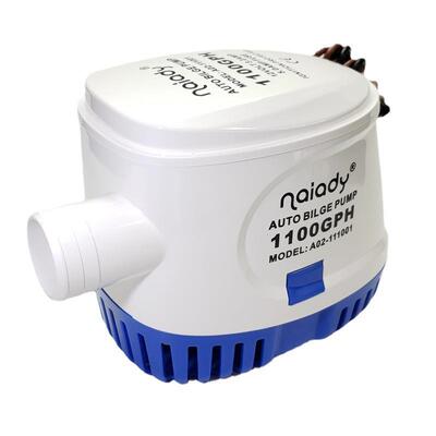 12V24V游艇泵自动舱底泵全自动潜水泵船用智能排水泵1100GPH