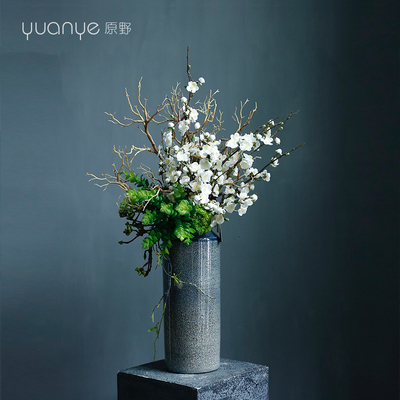 自然风田园假花仿真花客厅摆件摆设装J饰绢花室内餐桌茶几花艺