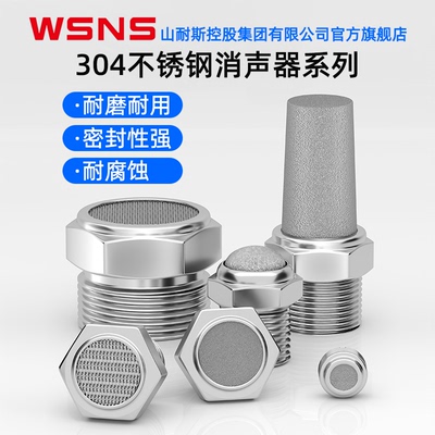 WSNS304不锈钢消音器