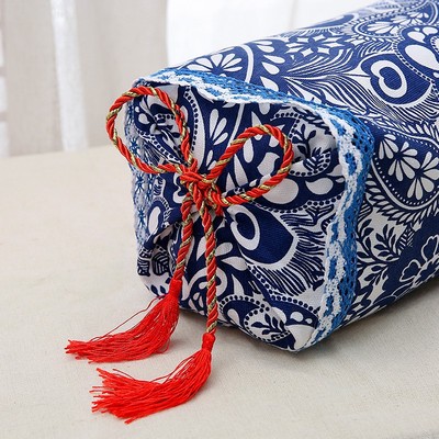 荞麦皮枕头成人单只硬枕头枕芯粗布中式长方形枕套苦荞壳助眠高枕