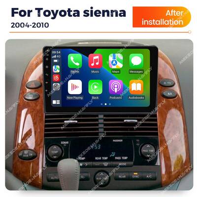 适用于ToyotaSienna2004-2010塞纳车载大屏安卓导航仪供应