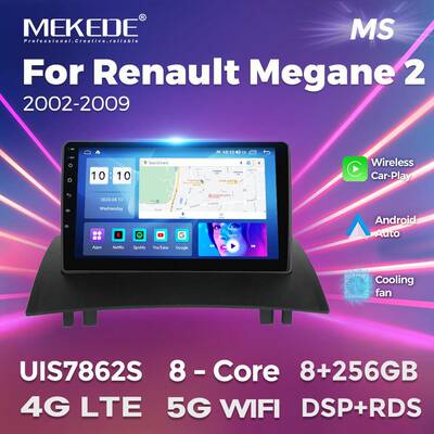 适用于RenaultMegane22002-2009雷诺梅甘娜车载安卓导航仪主板