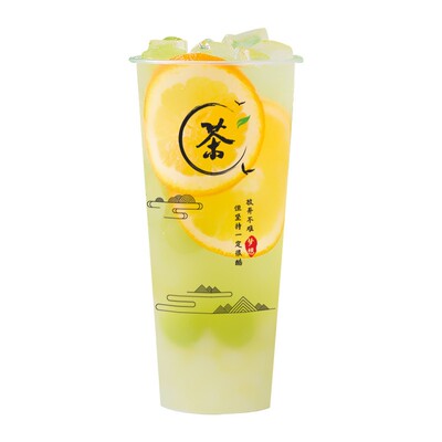 磨砂注塑杯90口0奶茶杯子一次性带盖70径ml商用500ml冷饮料杯定制
