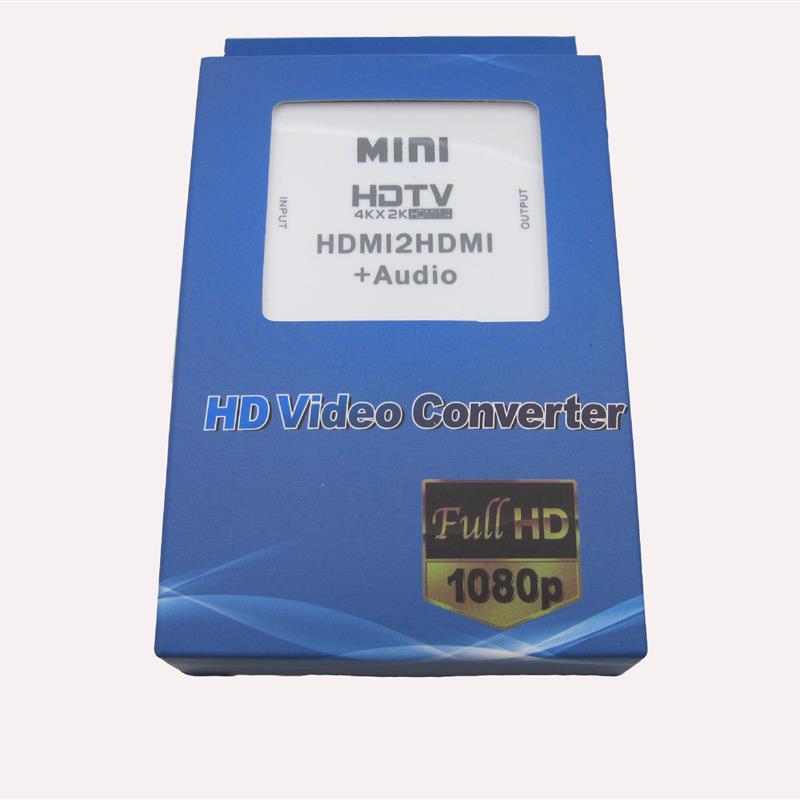 HDMI转HDMI音器频换器解码频HDM解除破除HDCP协议高清音转分离器