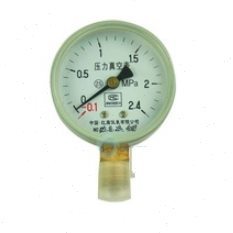 红旗 直立式压力表 公制 YZ60 -1～2.4Mpa 空调试压表 压力表