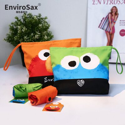 EnviroSax牛津防泼水拉链手腕包有内衬手拿包化妆包手包随手包