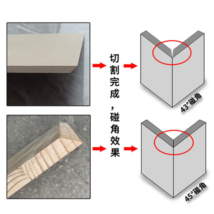 45度瓷理倒角切割机 无尘海棠角手持电动倒大器 角砖石斜切工具