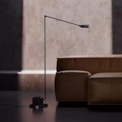 意大利Lumina Daphine马达摇臂落地灯复古客厅中古工业风沙发灯具