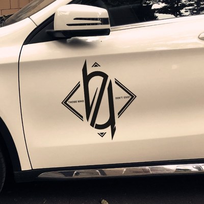 少女前线汽车贴纸游戏臂章标志车门拉花THOSE WHO DONT EXIST