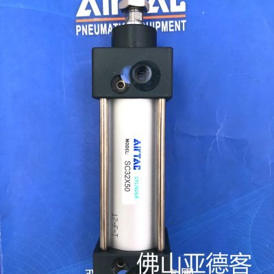 原装亚德客标准气缸SC40X25/75/125/150/175/200/225/250S附磁型