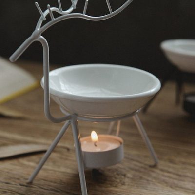 青司局 北欧小鹿 铁艺蜡烛香薰炉香薰灯精油炉精油灯浪漫