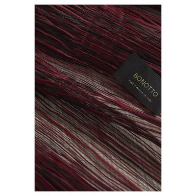 克利翁舞会高货意大利工厂BONOTTO时装红黑色微挺弹力面料宽1.5米