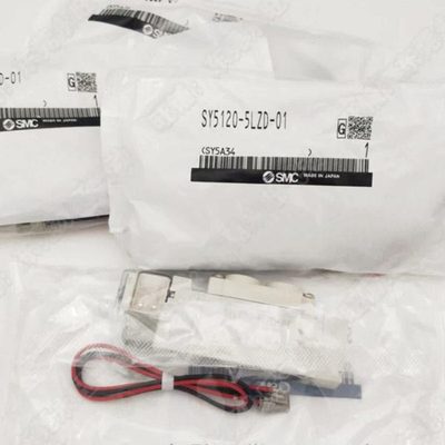 三位五通电磁阀SY7320-3DZE 4DZE 5DZE 6DZE -02 C8 C10直接配管