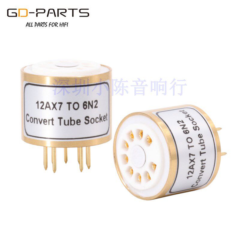 12AU7 ECC82 ECC83 12AX7转6N2 6N1 6N69ECC88 6 22电子管转换座