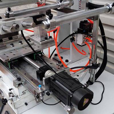 家转美缝厂剂热印转机双管单管美缝剂热KHR-M400印机自动曲面热转