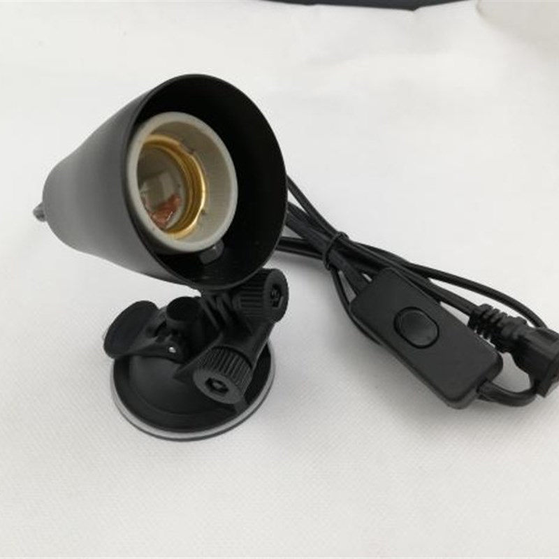 可伸缸爬B灯架灯罩陶瓷灯日灯夜灯UV虫水龟缩灯夹灯头灯座