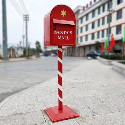 欧式复庭RCH085型古铁艺信箱手工院装饰工实用落地摆件风摄业影道