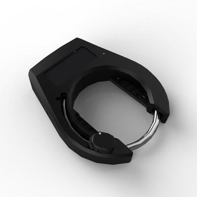 自行车锁锁电单车锁APP开61OL405BR带太阳能板带FID