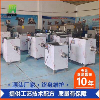 工业大型冻肉绞肉机打碎肉肉机肠肉绞馅鸡鸭香鹅架骨肉机VZO食品