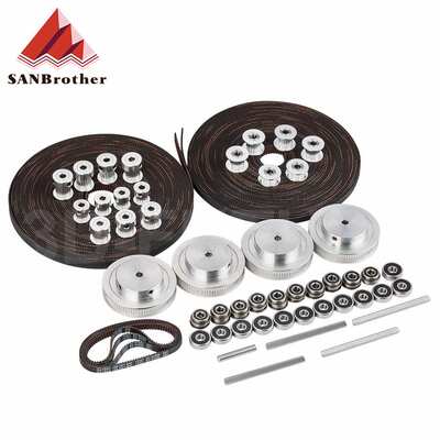 VORON2.4惰轮80/20/16齿轮2GT2同步轮同步带F695/625轴承减震脚垫