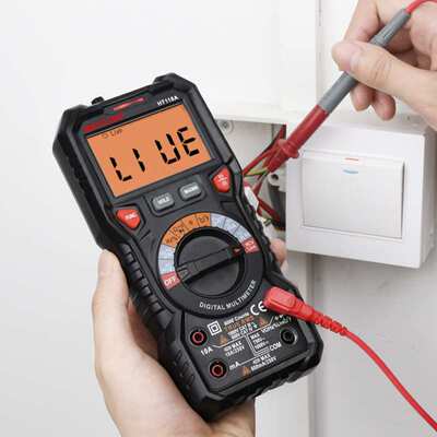 麦仪龙HT118A数字万用表智能蜂鸣器电压表电流表便携式小表迷你型