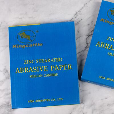 A方形砂纸白砂纸干磨砂RNU纸沙发金属具漆面面家打磨抛墙光砂4纸