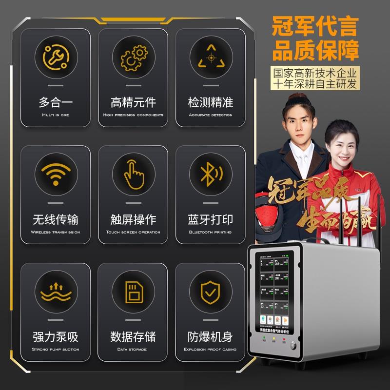 在线防爆可燃气体分析仪 加油站锅炉房易燃易爆气体浓度分析设备