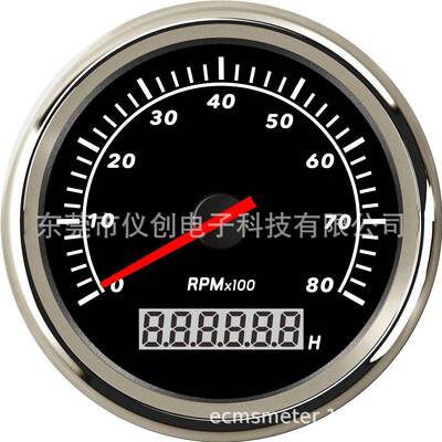 工程车组发动机组速度表转速表8000RPM速比可调范围1-300