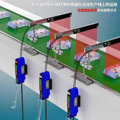 电高速光纤放大器ER-23N自SPJF消动补偿背景除强双数显光位移传感
