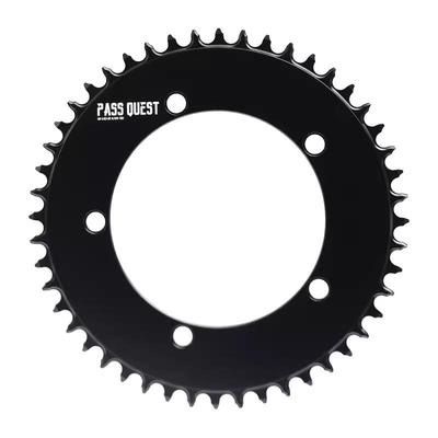 PASSQUEST130BCD封闭空气圆盘椭圆正负齿单盘7075公路折叠车