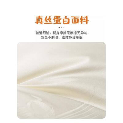 小蚕丝枕儿童枕头四季通用以枕49743芯家3岁上幼儿园用6学生专用