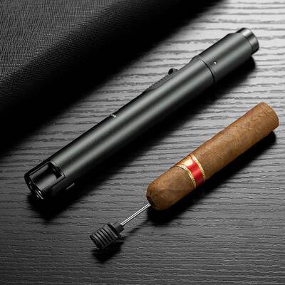 茄龙（CIGARLOONG）雪大茄CB-24HL打火机力充气火机内嵌雪火茄通