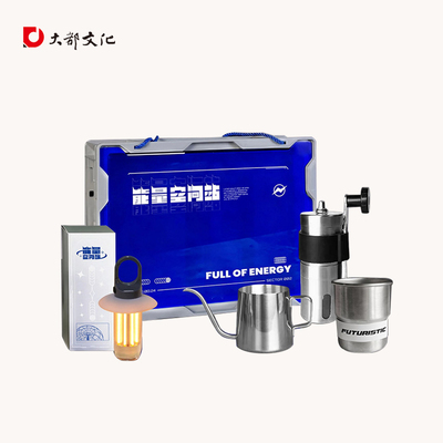 能量空间站收纳箱手摇研磨机露营灯手冲壶音响饮水壶拓展包组合礼