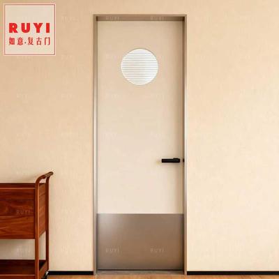 不锈钢复古门洞洞门定制LOFT工业风卧室门卫生间门网红店门定制