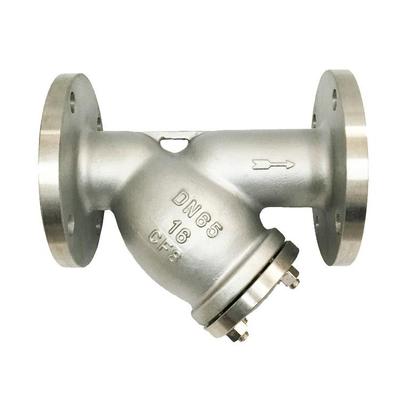 304不锈钢法兰Y型过滤器GL41H-16P法兰Y型过滤器DN100150200