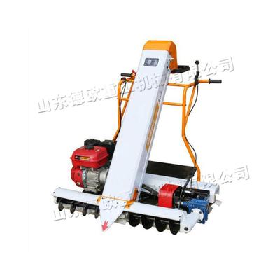 全自动稻谷晒场收粮机 自走式扒谷灌袋机 汽油颗粒粮食装袋机